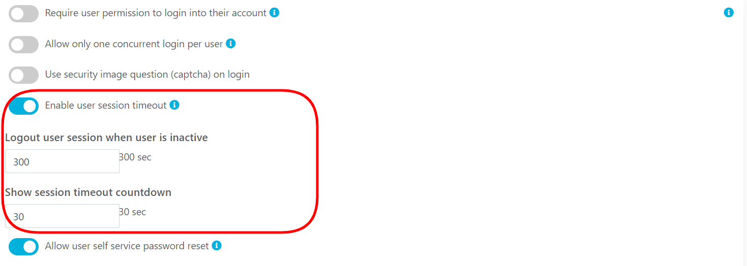 "Auto Log Off Inactive Users: Set Session Timeout in omniCustomers"
